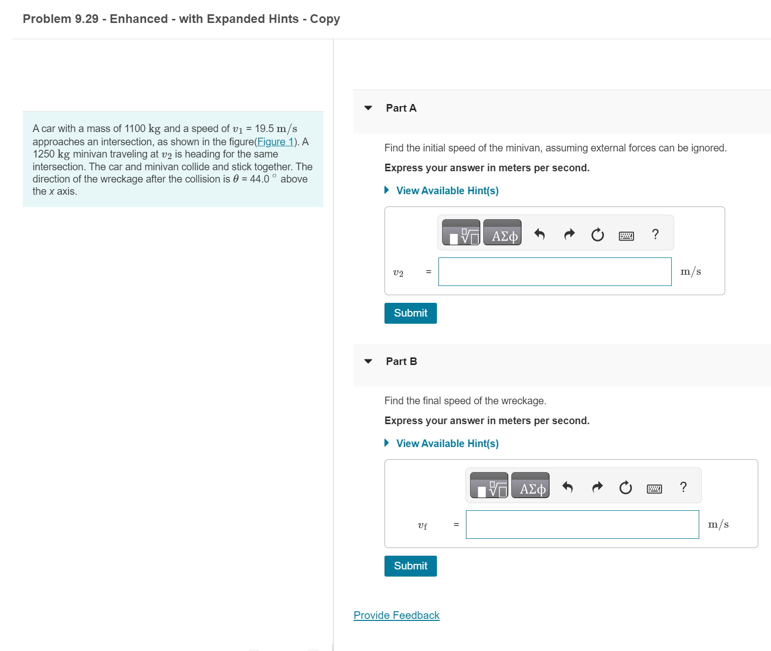 Solved Problem 9.29 - Enhanced - with Expanded Hints - Copy | Chegg.com