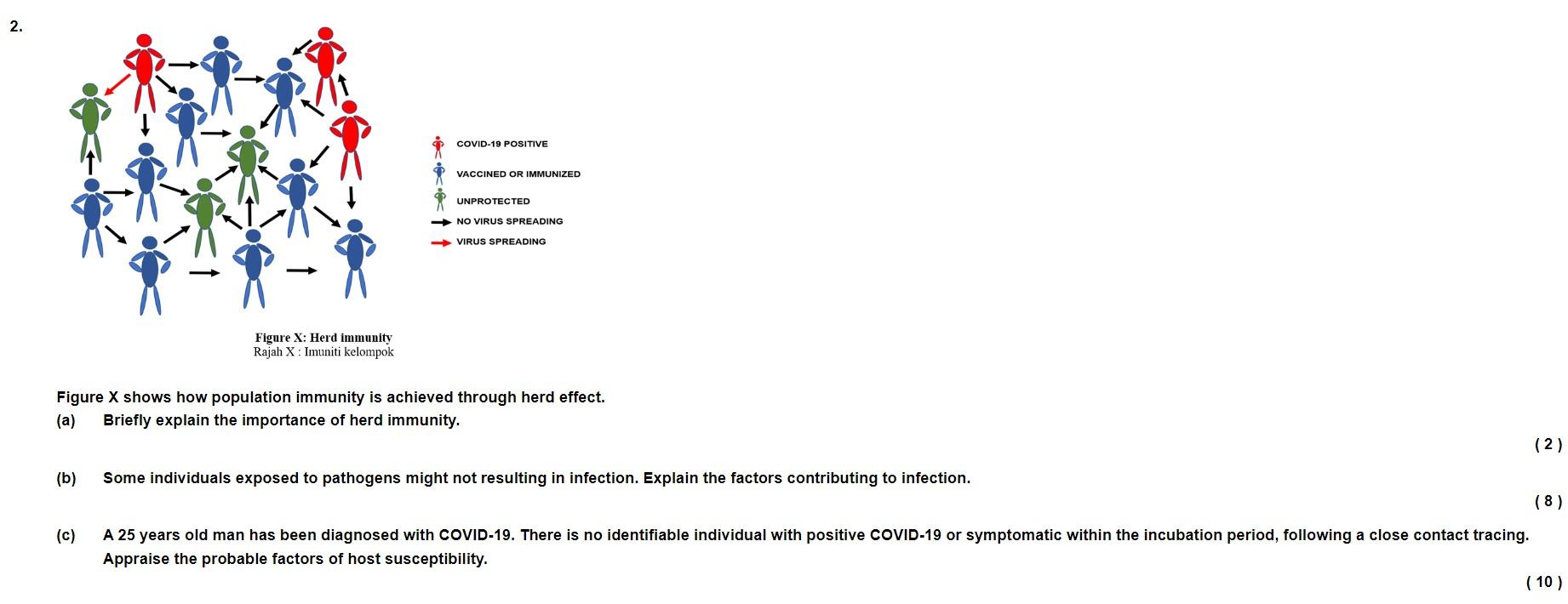 Solved Figure X shows how population immunity is achieved | Chegg.com
