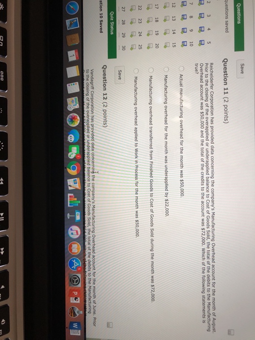 Solved questions saved Question 11 (2 points) Reichelderfer | Chegg.com