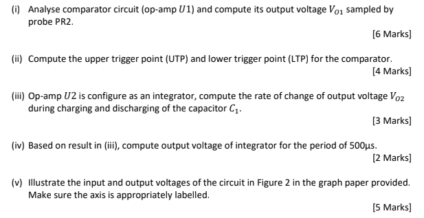 Solved This circuit that combines double-bounded comparator | Chegg.com