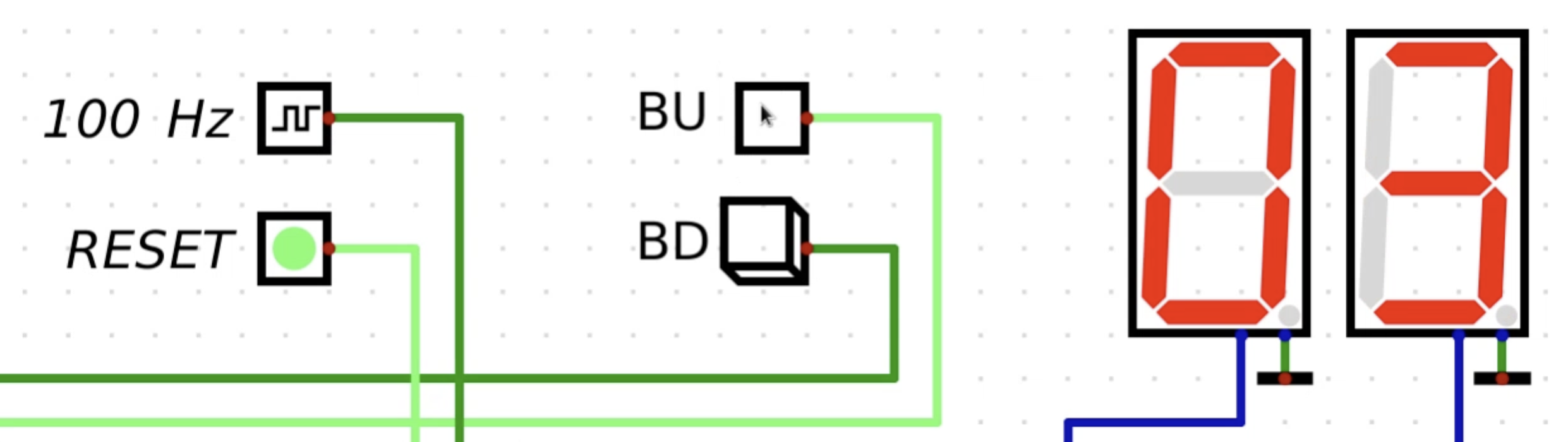 You are provided with a up-down decimal counter in | Chegg.com