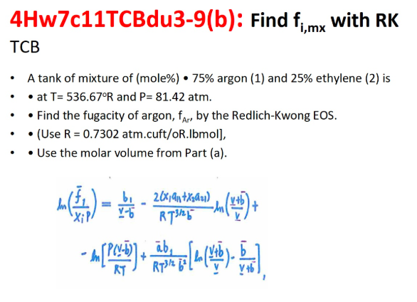 Solved 4Hw7c11TCBdu3-9(a): Find v with RK TCB • A tank of | Chegg.com