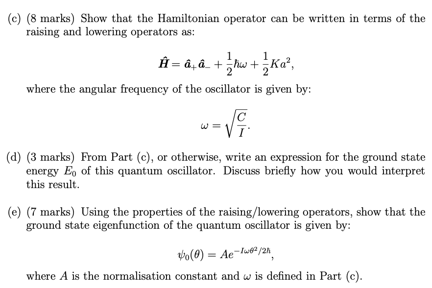 Solved A particle of mass m is constrained to move on a | Chegg.com