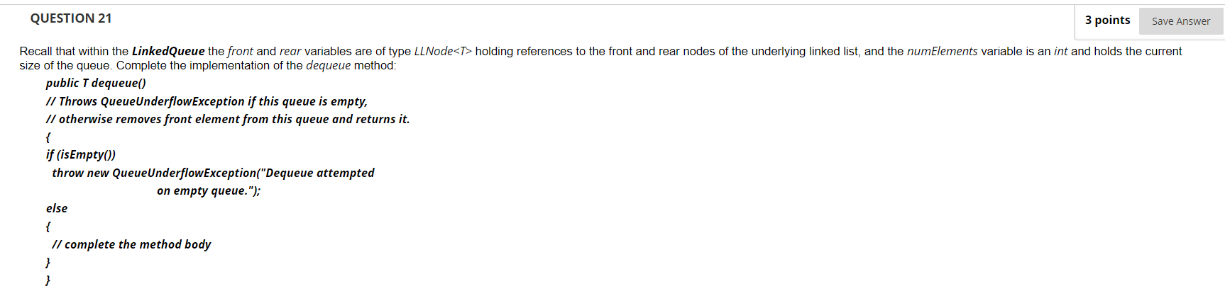 Solved QUESTION 21 3 points Save Answer Recall that within | Chegg.com