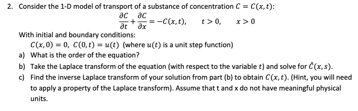 Solved Please be careful with part C. ﻿For part b I got | Chegg.com