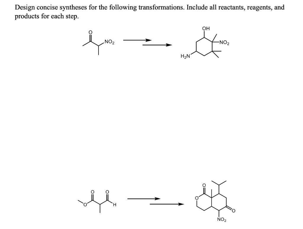 Solved Design concise syntheses for the following | Chegg.com