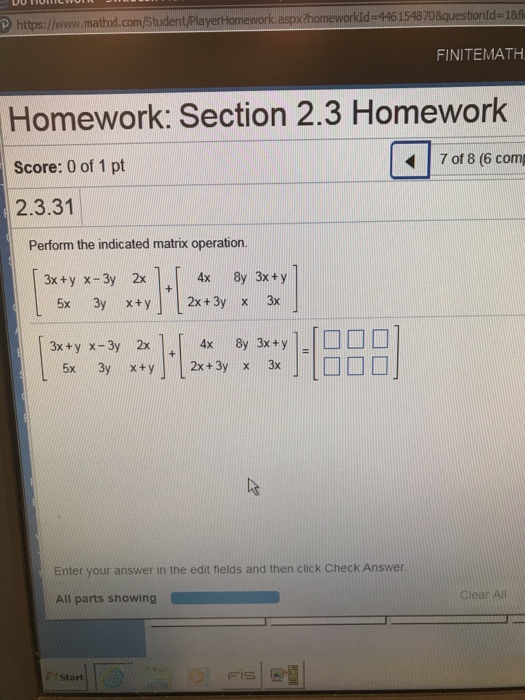 Solved mathod.com/Student PlayerHomework | Chegg.com