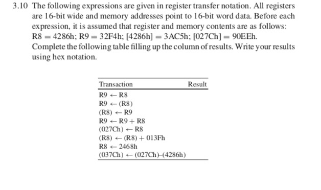 Solved The following expressions are given in register | Chegg.com Solved The following expressions are given in register | Chegg.com