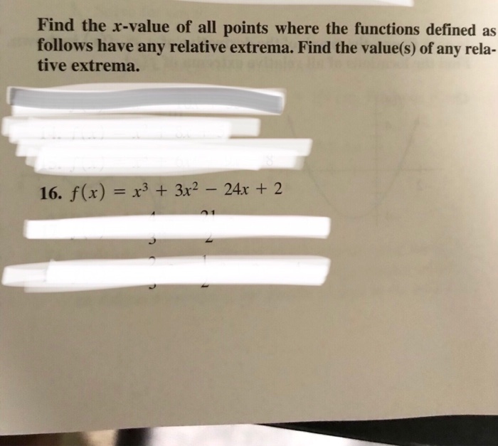 Solved Find the x-value of all points where the functions | Chegg.com