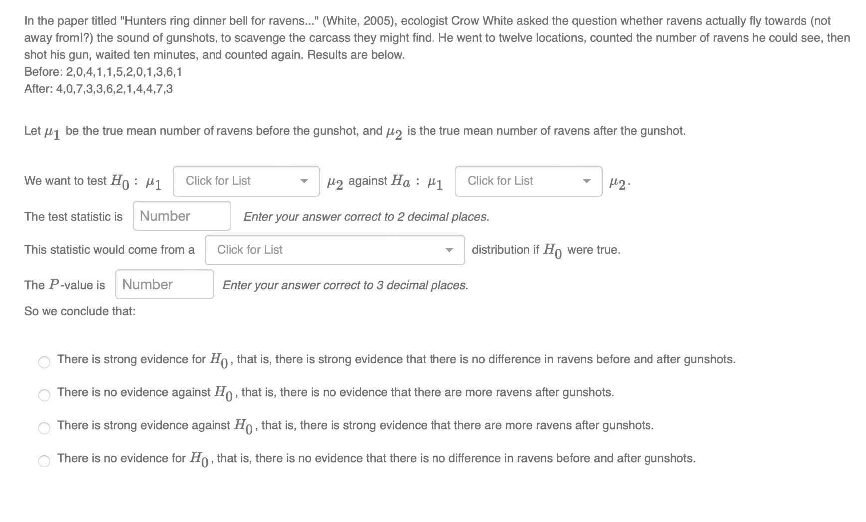 Solved In the paper titled "Hunters ring dinner bell for | Chegg.com