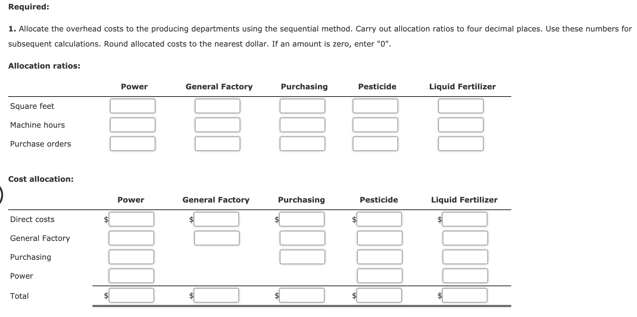 Solved Sequential Method Jasmine Company manufactures both | Chegg.com