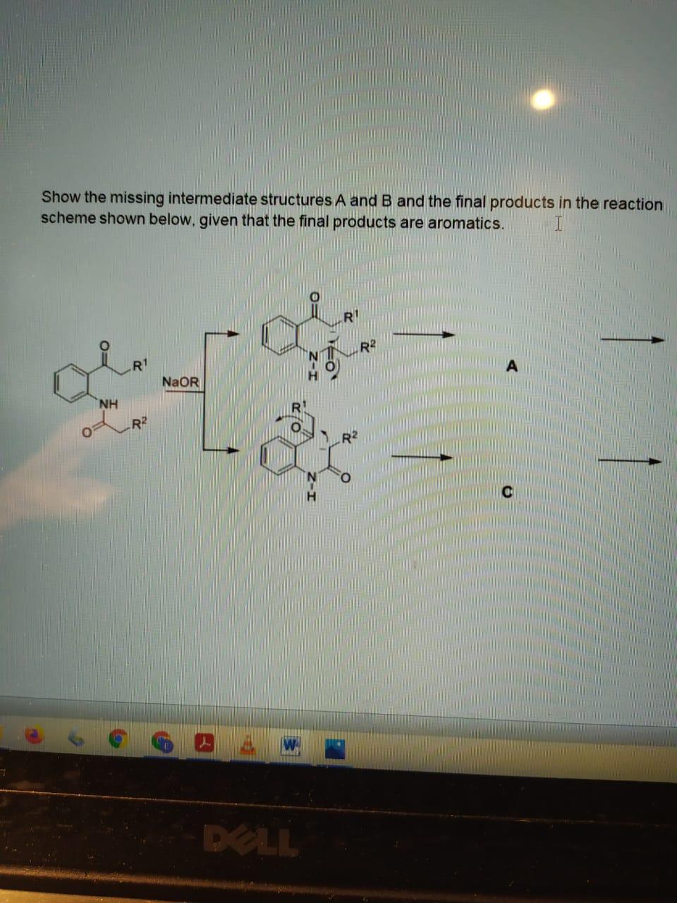 Solved Show the missing intermediate structures A and B and | Chegg.com