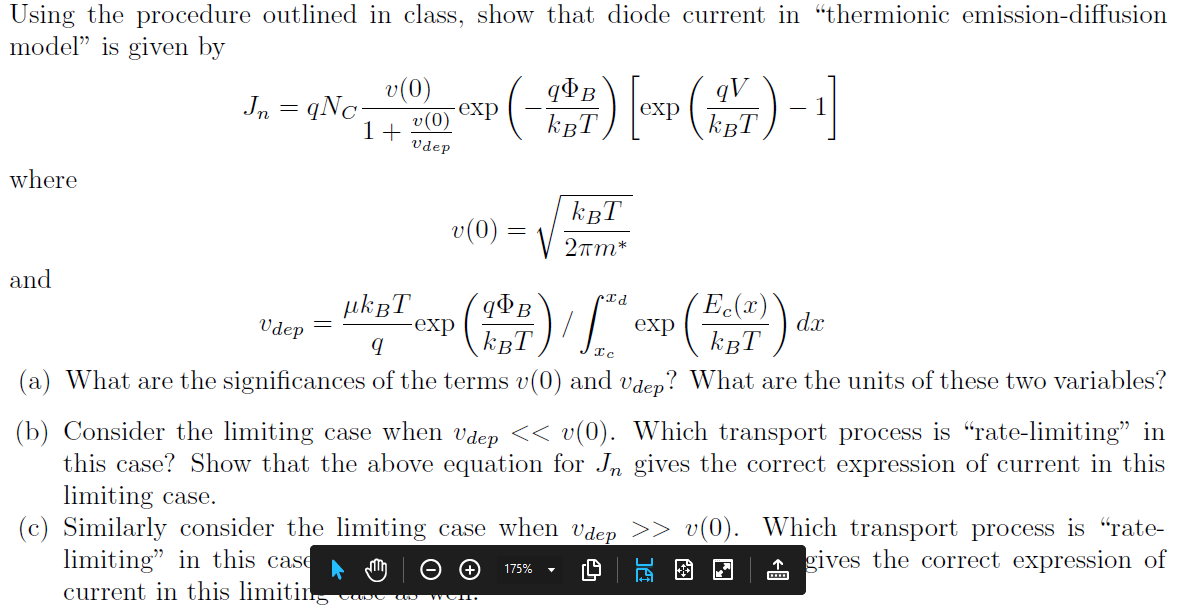 Using the procedure outlined in class, show that | Chegg.com