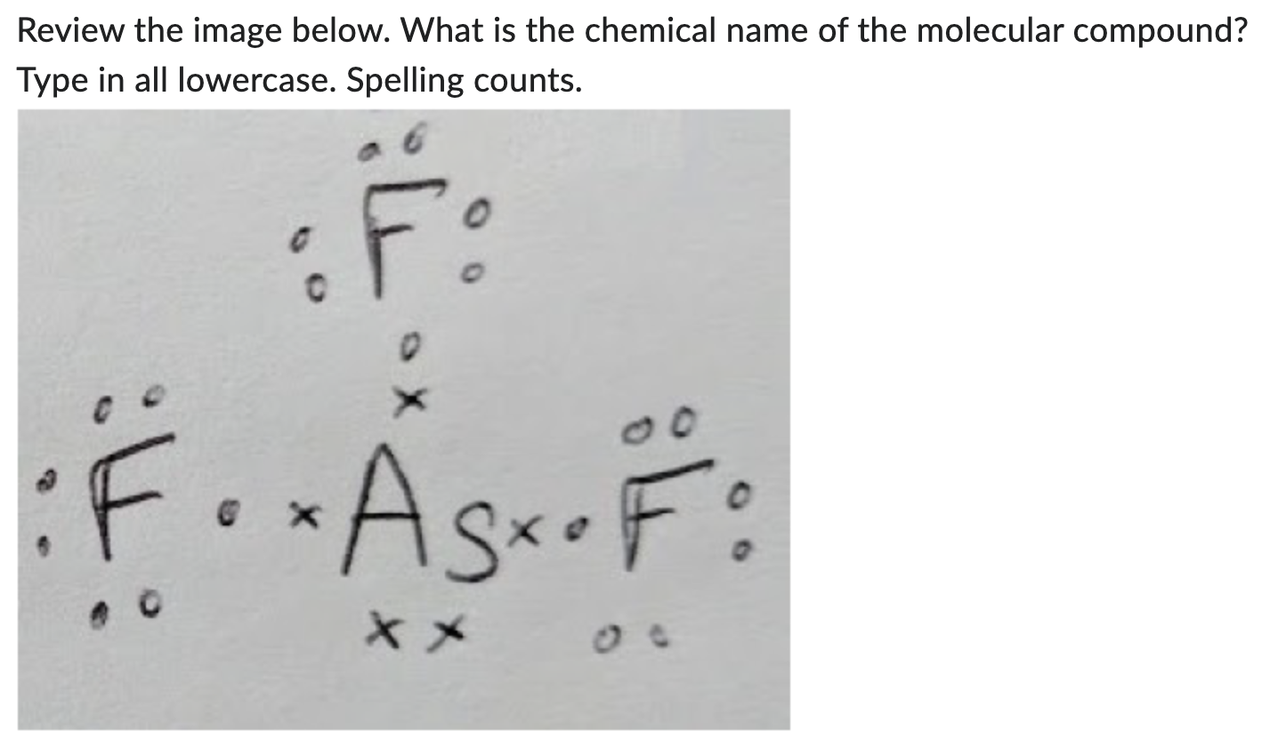 Review the image below. What is the chemical name of | Chegg.com
