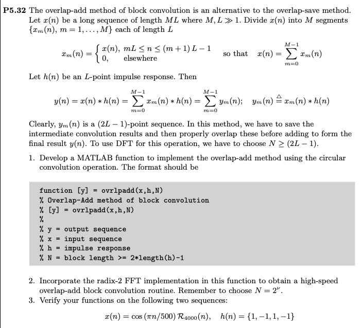 Electrical Engineering Problem. This is a MATLAB | Chegg.com