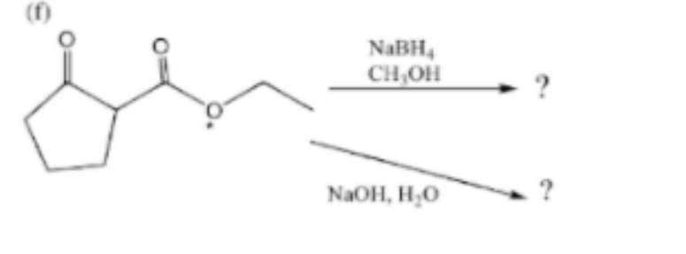 Solved NaBH CH OH NaOH, H, ? | Chegg.com