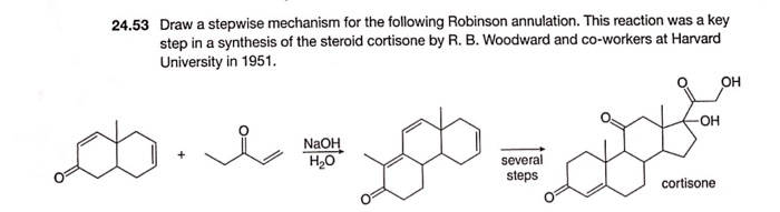 Solved Draw a stepwise mechanism for the following Robinson | Chegg.com