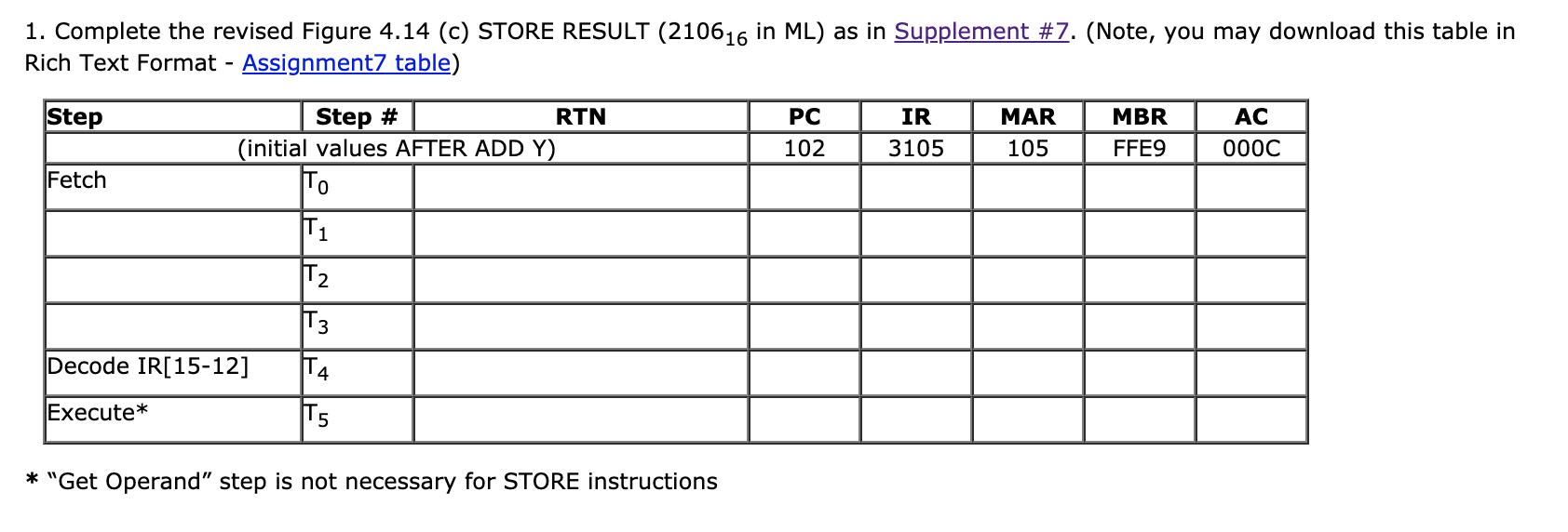 Solved Help needed in Computer architecture problem ! | Chegg.com