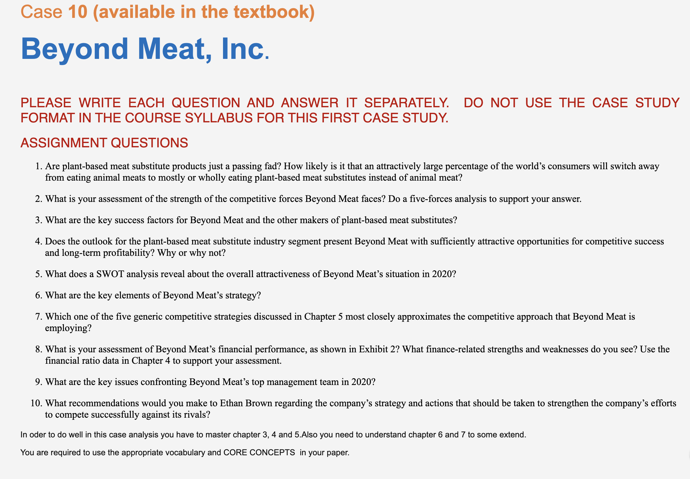 Solved Case 10 (available in the textbook)Beyond Meat, | Chegg.com