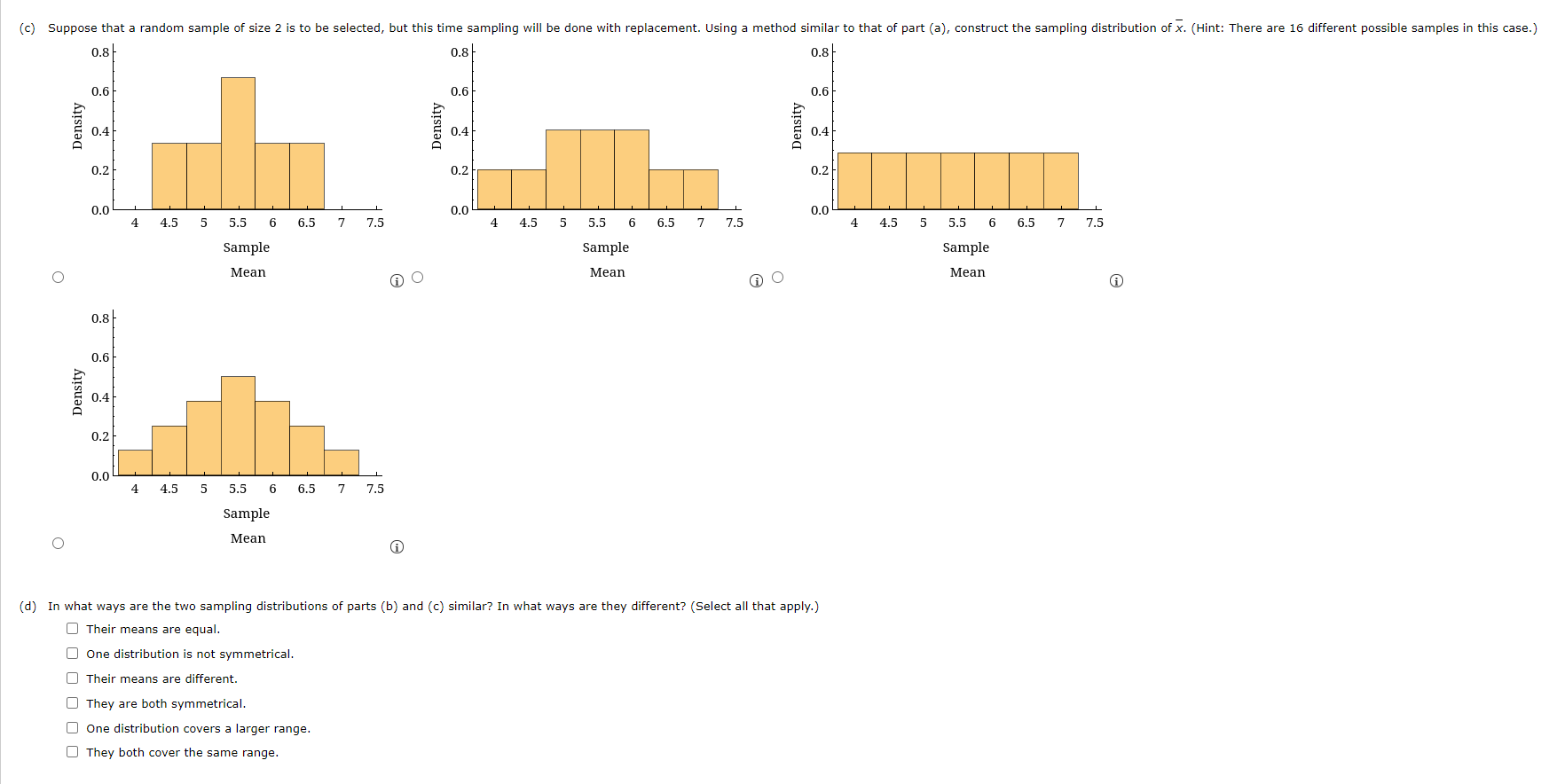 Solved Consider the following population: {4, 5, 6, 7}. For | Chegg.com