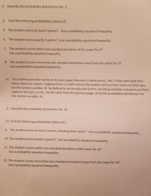 Solved Random Variable Example Problem Suppose there is an | Chegg.com