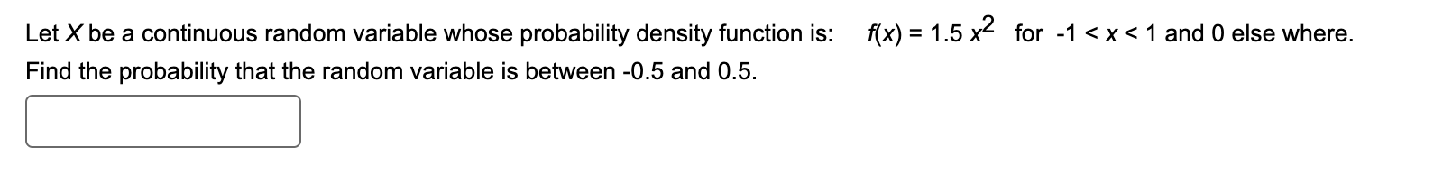 Solved Let X ﻿be A Continuous Random Variable Whose 6474