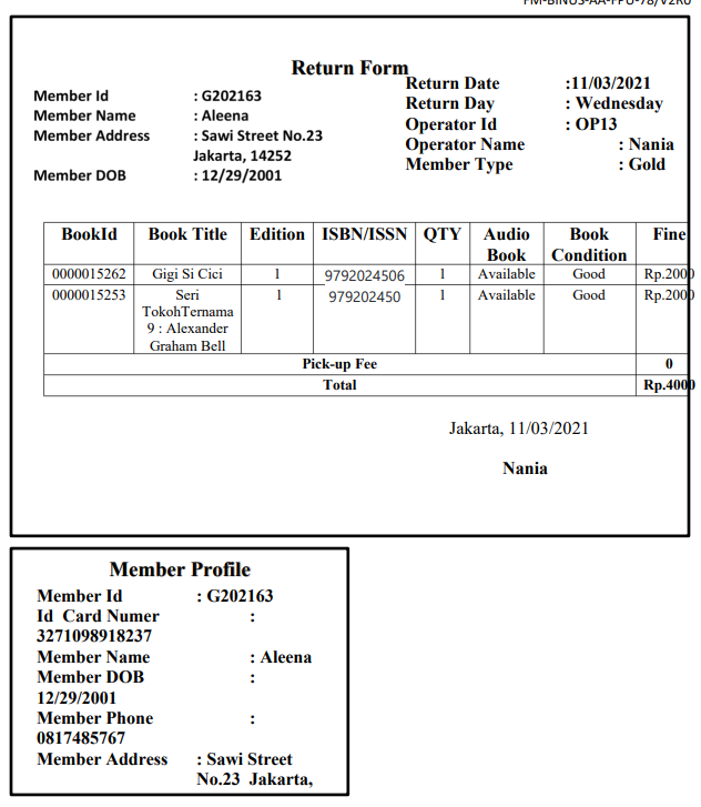 LOAN FORM BookId 0000015262 Book Title Edition | Chegg.com