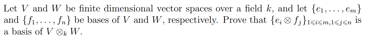 Solved Let V and W be finite dimensional vector spaces over | Chegg.com