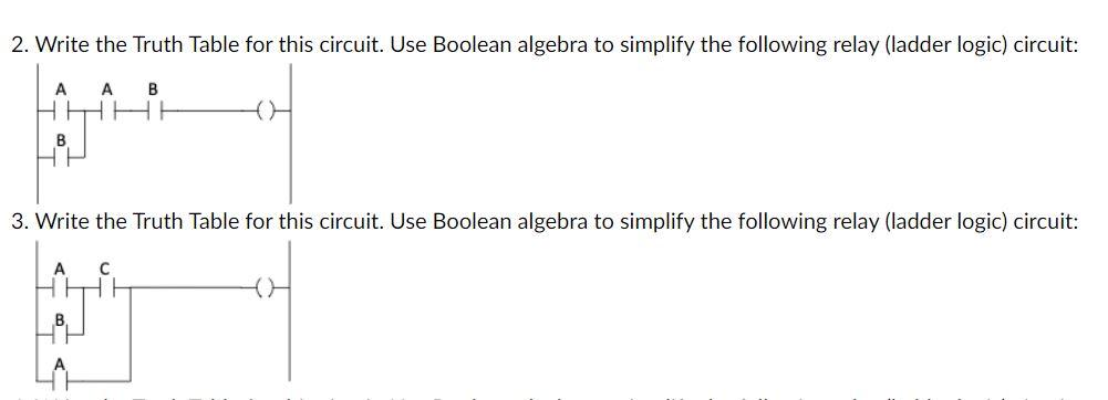 Solved 2. Write the Truth Table for this circuit. Use | Chegg.com