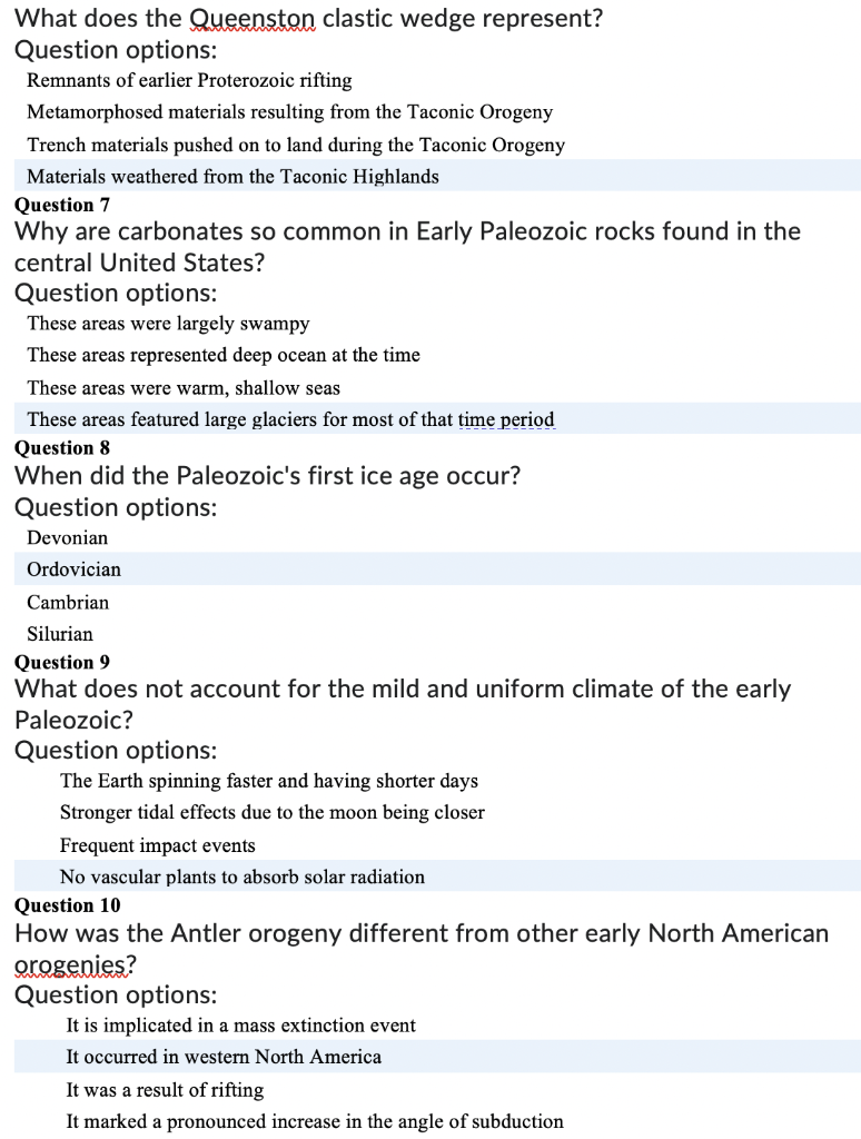 Solved How was Cambrian fauna different than the Ediacaran | Chegg.com