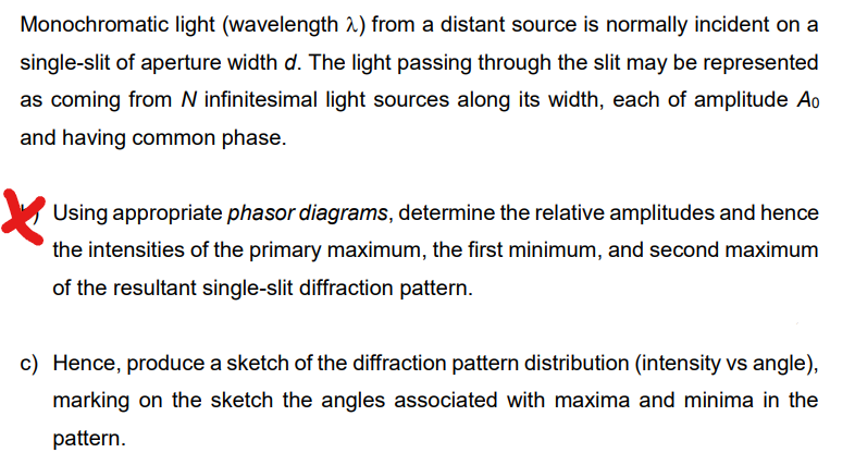 Solved Monochromatic light (wavelength \\( \\lambda \\) ) | Chegg.com