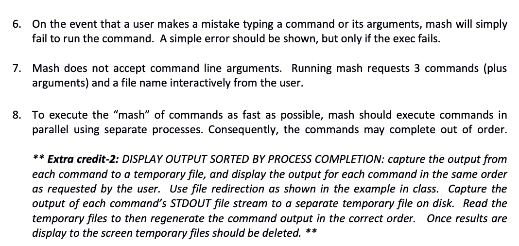 Solved The following limitations will apply: 1. User | Chegg.com