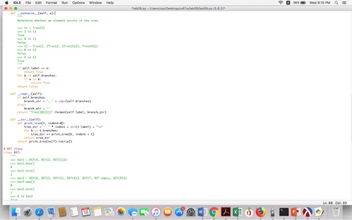 Solved ต่เ IDLE File Edit Format Run Options window Help | Chegg.com