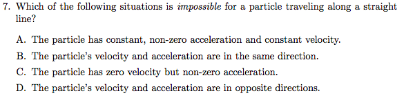 Solved 20. An object is moving with constant, non-zero | Chegg.com