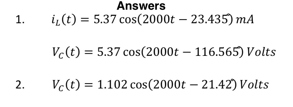 Solved Problem 1 (20 points) You have the following circuit | Chegg.com