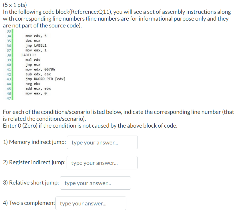 Solved In the following code block(Reference:Q11), you will | Chegg.com