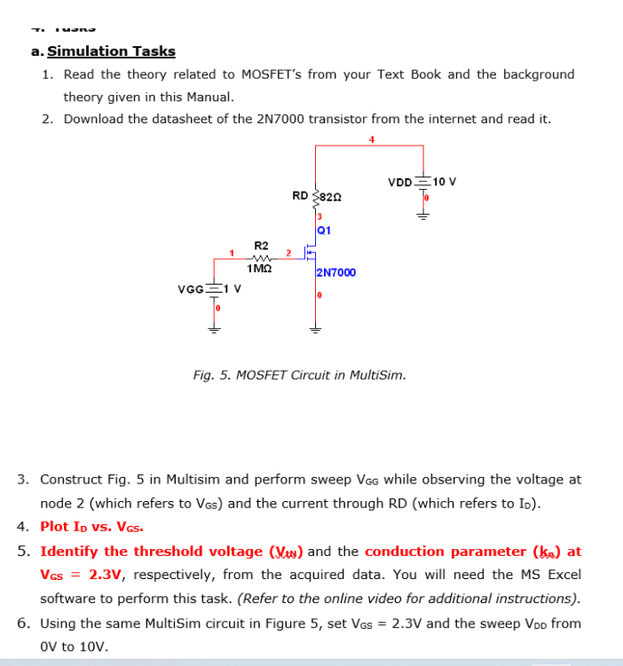 Solved T. IUN a. Simulation Tasks 1. Read the theory related | Chegg.com