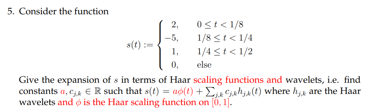 Solved 5. Consider the function 2, 0 | Chegg.com