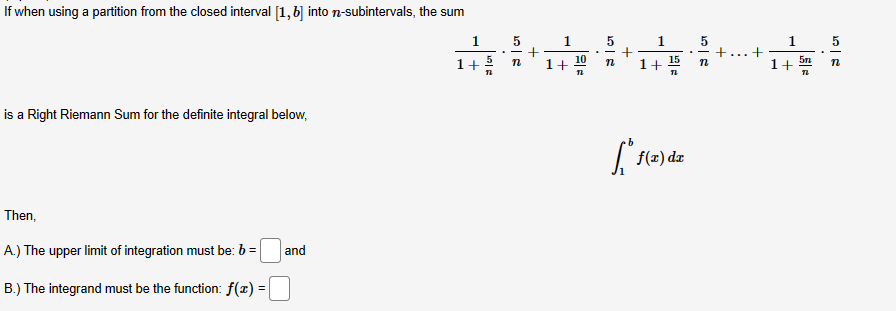Solved If when using a partition from the closed interval | Chegg.com