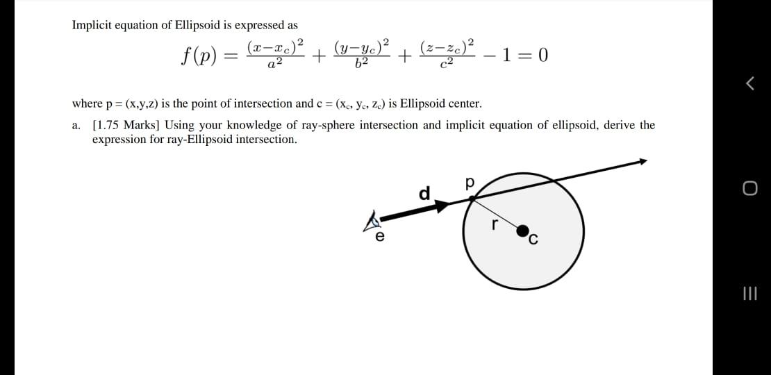 Solved Page 6 of 12 b. [1.5 Marks] The implicit equation of | Chegg.com