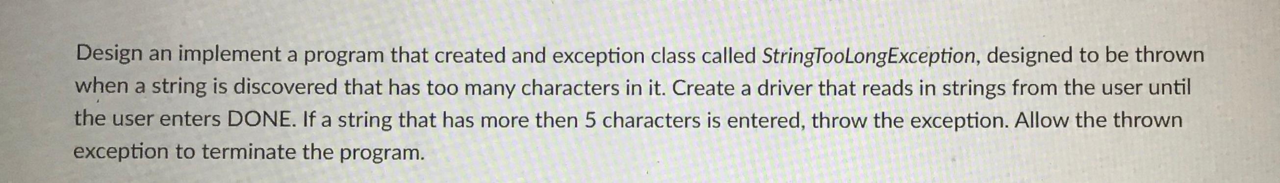 Solved Design an implement a program that created and | Chegg.com