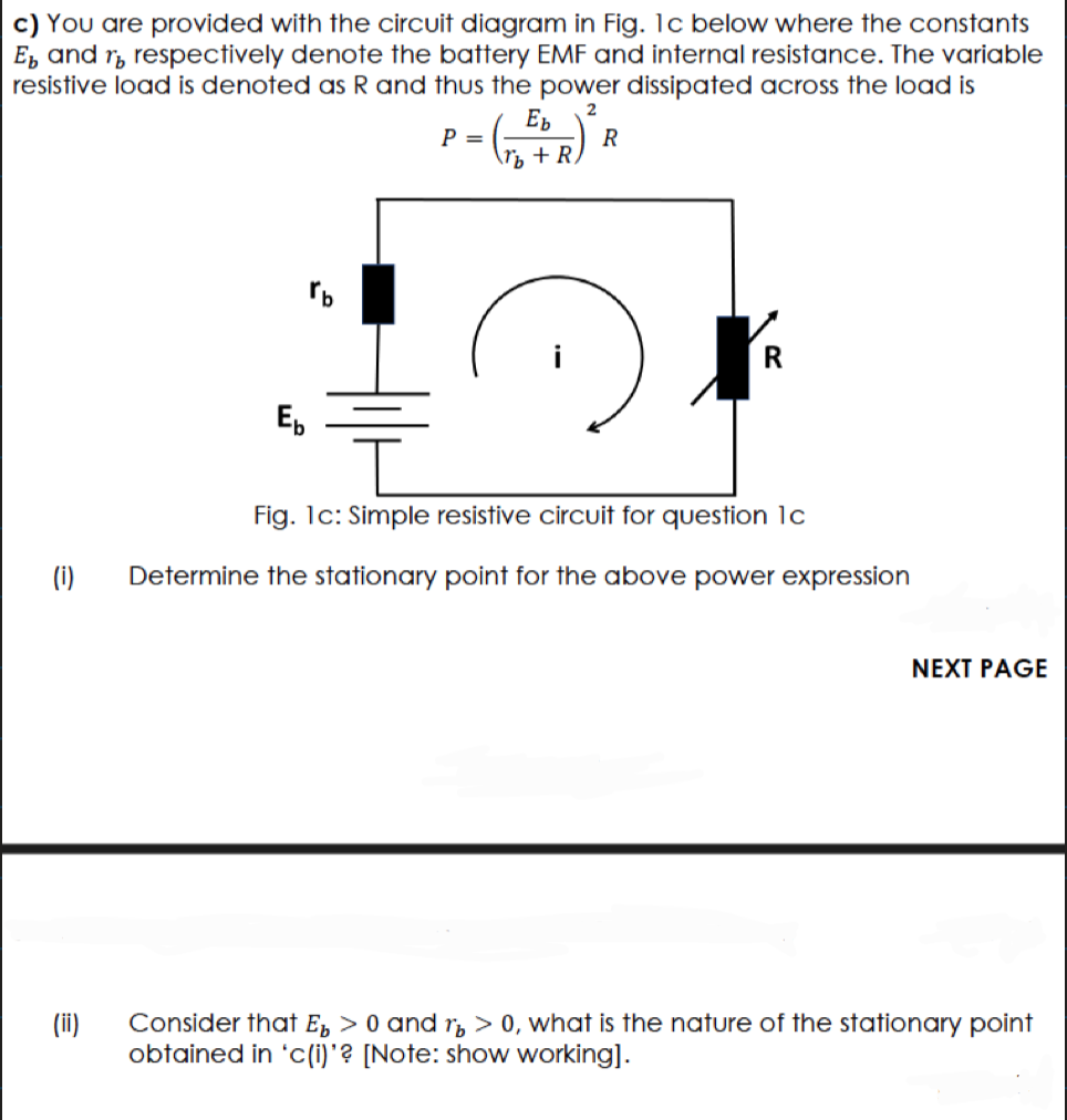 Solved c) ﻿You are provided with the circuit diagram in Fig. | Chegg.com