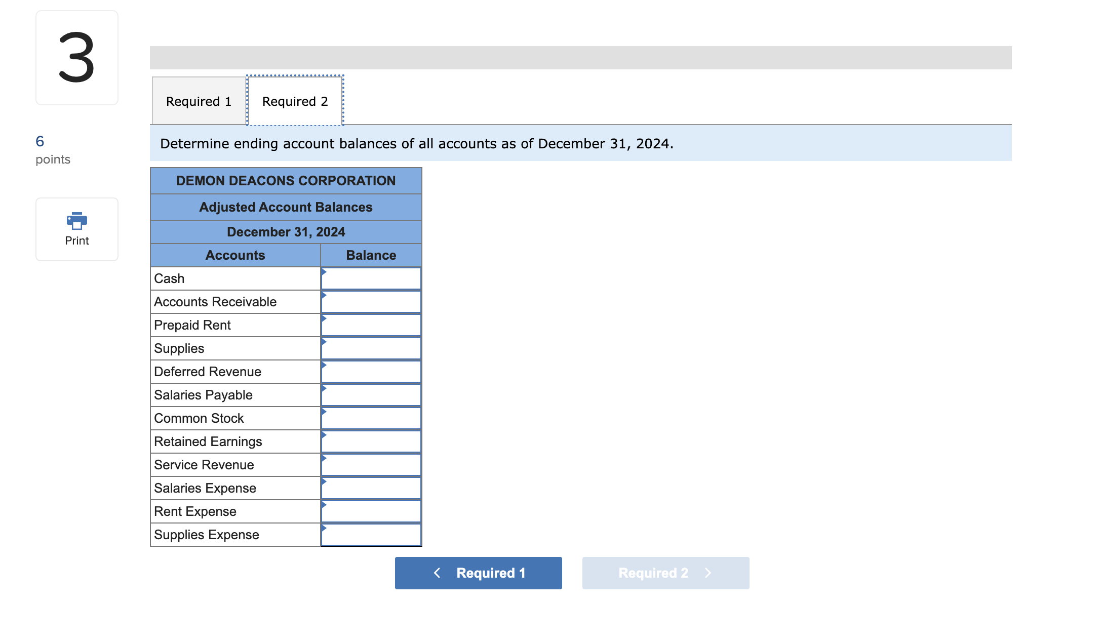 Solved The December 31, 2024, unadjusted account balances | Chegg.com