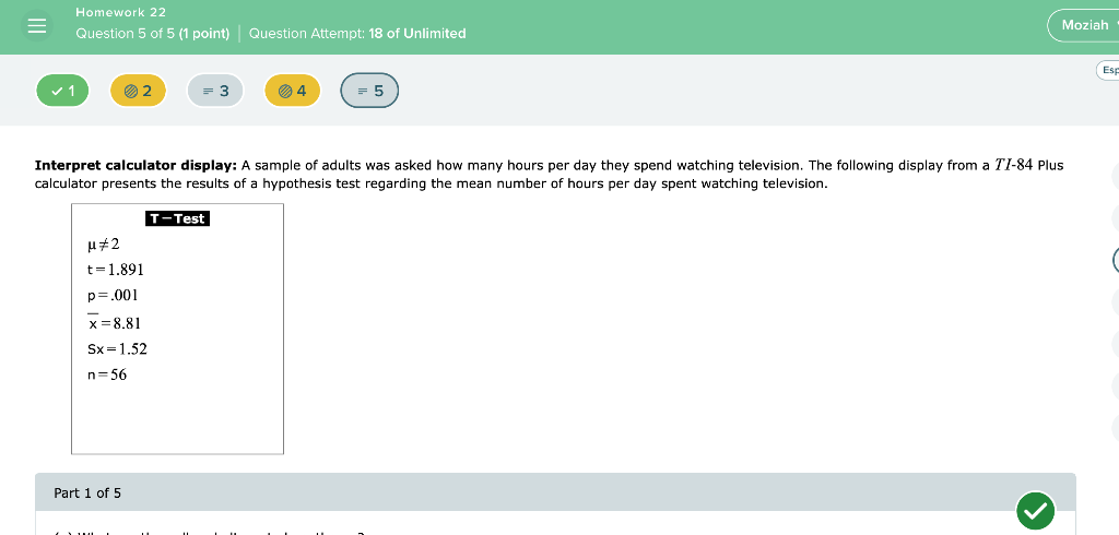 Solved Interpret calculator display: A sample of adults was | Chegg.com