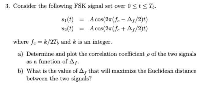 Solved c) What is the probability of error for the value of | Chegg.com