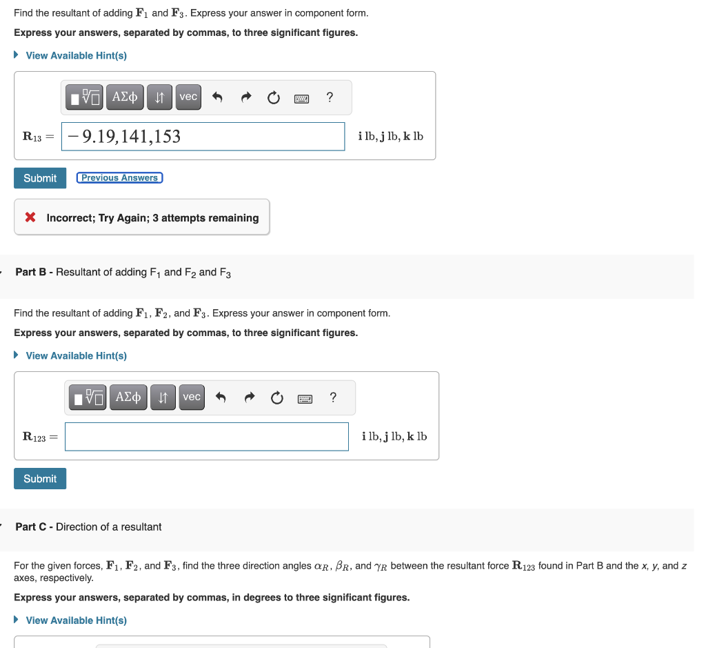 Solved Learning Goal: To find the resultant of multiple | Chegg.com