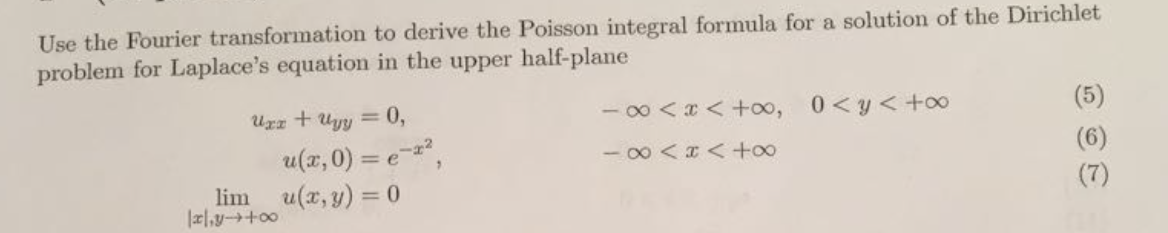 Solved Use the Fourier transformation to derive the Poisson | Chegg.com