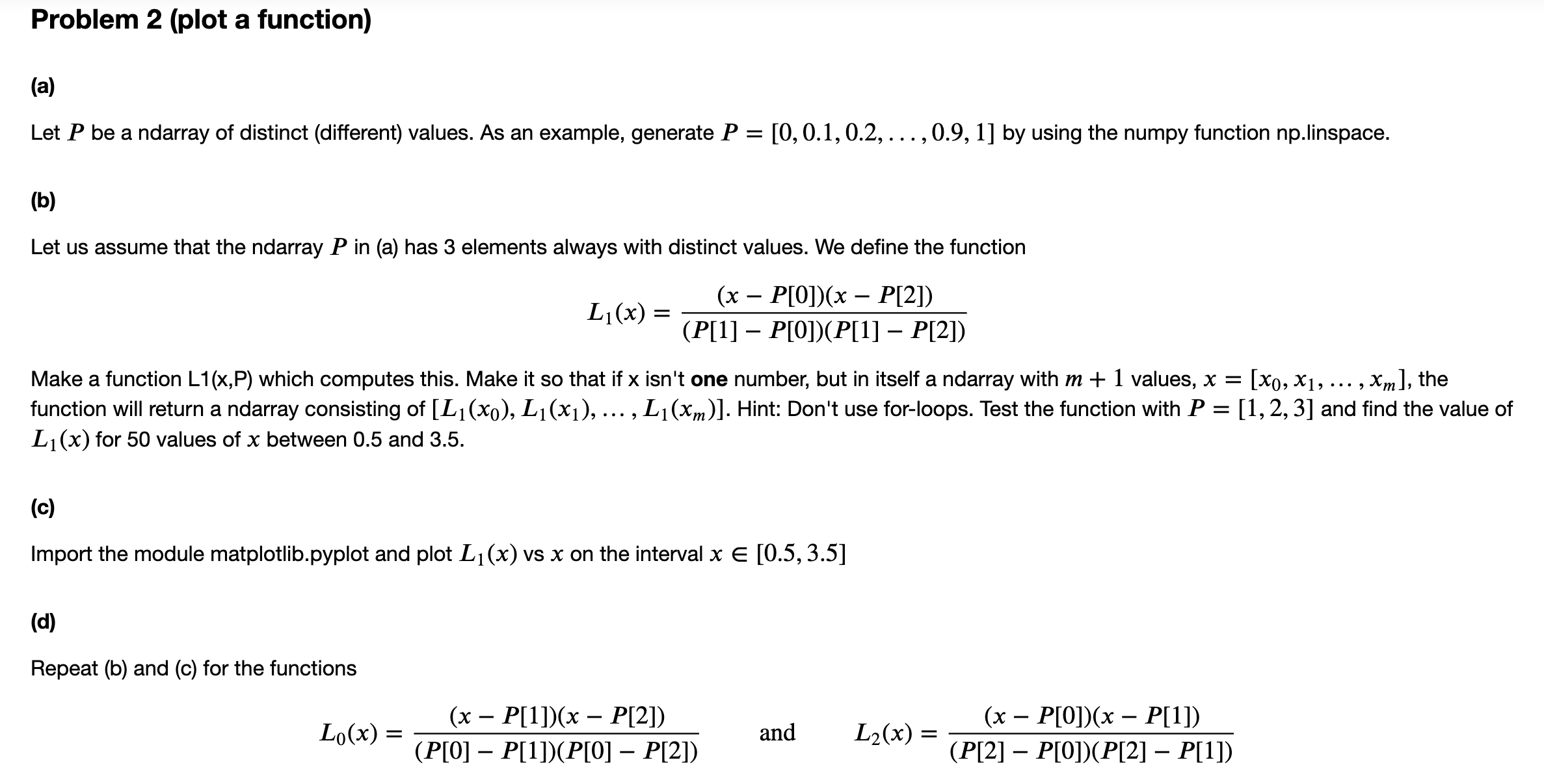 Solved Let P be a ndarray of distinct (different) values. As | Chegg.com