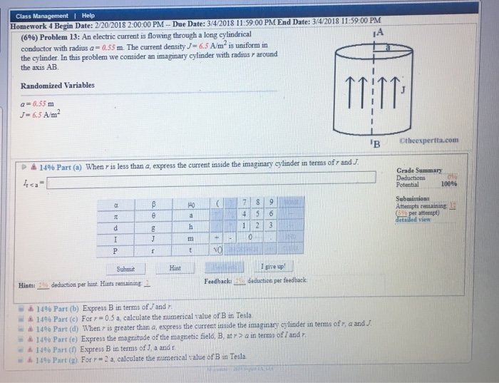 Solved Class Management I Help Homework 4 Begin Date: | Chegg.com