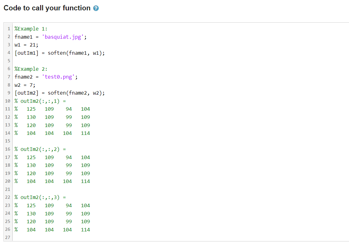 Solved - (uint8) (N−2∗floor(w/2))×(M−2∗ floor(w/2)) ×3 array | Chegg.com